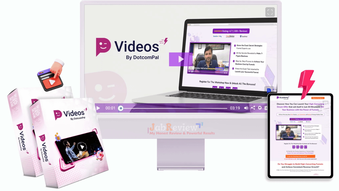 Videos by DotcomPal Review - Turn Videos into Sales Machines